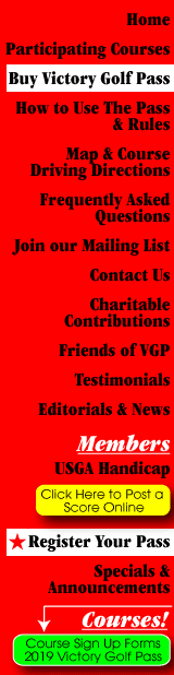 Victory Golf Pass :: Save Money Every Time You Play Golf!